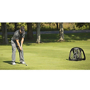Callaway Chip-Shot Golf Chipping Net, Collapsible Golf Net for Outdoor & Indoor Practice, Black