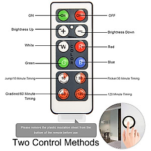 Bjour LED Puck Lights Color Changing Under Counter Lighting Battery Powered Stick On Lights Kitchen Cabinet Lights with Remote Control Black Under Cabinet Light RGB Closets Lights, 9 Pack