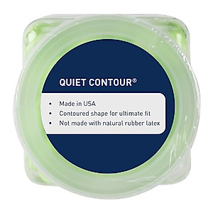 Flents Foam Ear Plugs, 50 Pair for Sleeping, Snoring, Loud Noise, Traveling, Concerts, Construction, & Studying, Contour to Ear, NRR 33, Clear, Made in the USA