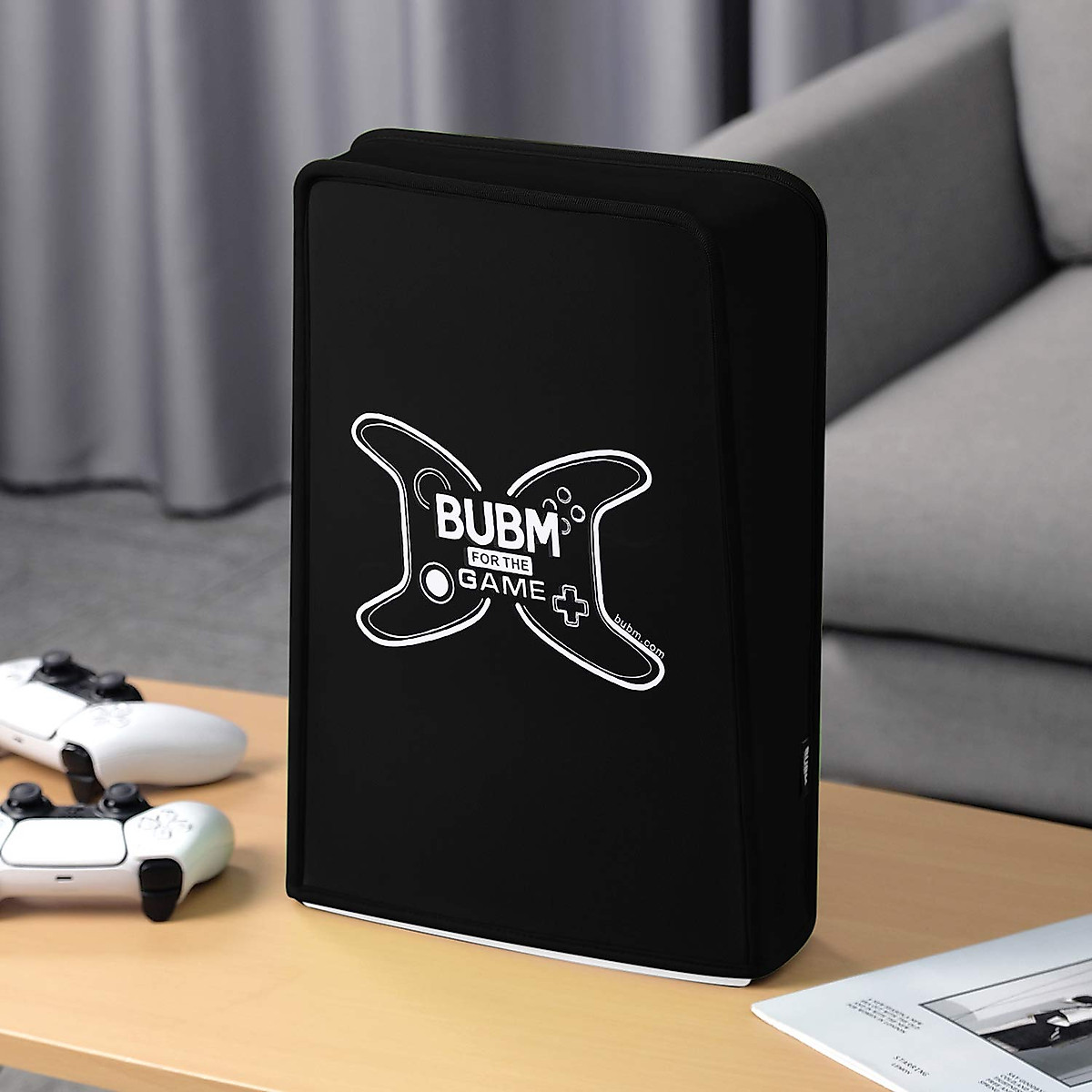 Buwico Elastic Dust Cover Dustproof Case Protective Cover Case Dust Sleeve for Playstation 5 Console PS5 Console (Black)