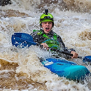 Dry Suits for Men in Cold Water Kayaking,Demanding Whitewater Paddling,River Snorkeling,Ocean Padding,Neoprene Diving/Zipper (NEW BLUE, L)