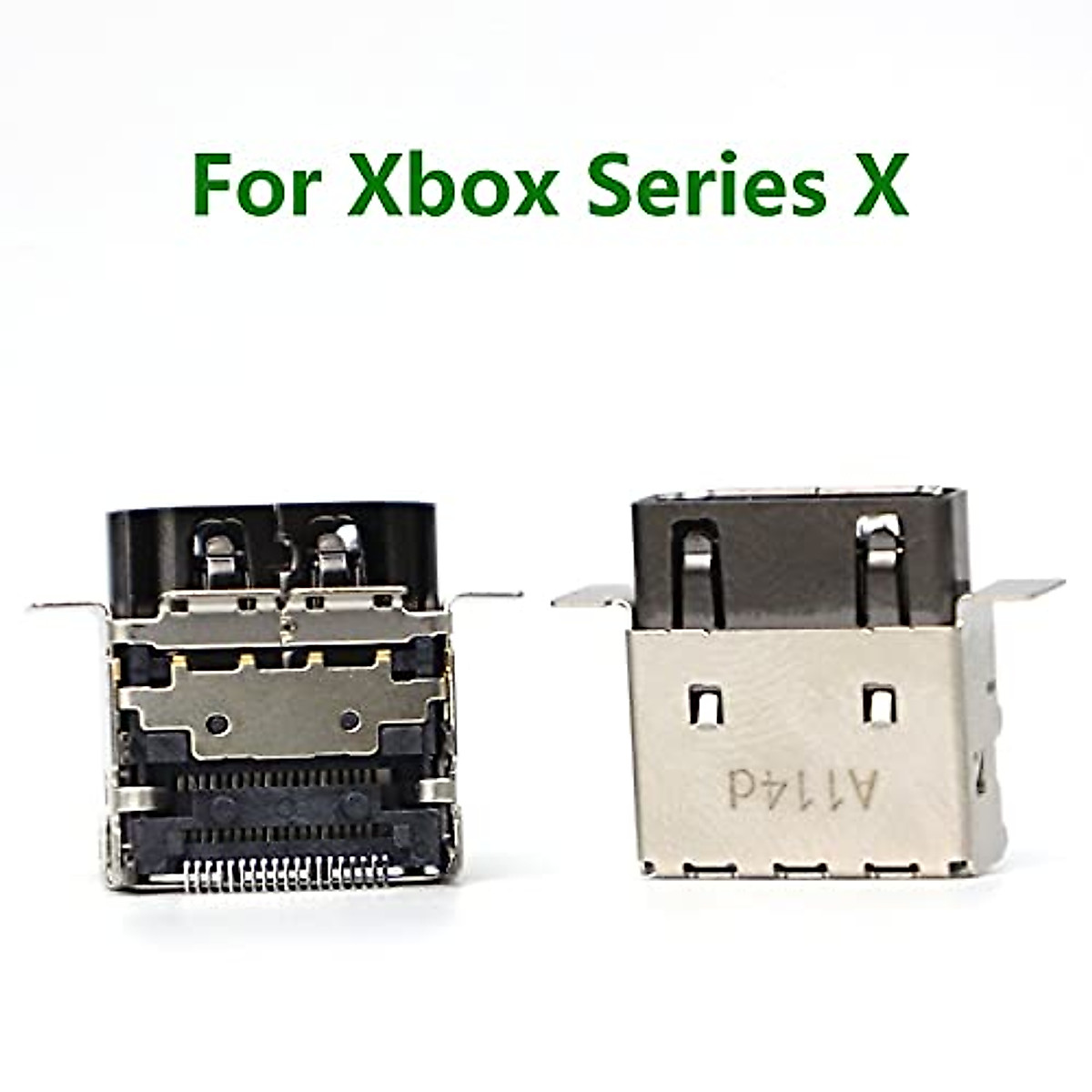 FENGCHUANG 1Pcs H-DMI Port Socket Interface Connector Replacement,Xbox Series Accessories,Original HD Port for Xbox Series S/X,Black