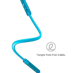 TCL SOCL200BT Wireless Earbuds Bluetooth Headphones with 12.2mm Speaker Drivers for Rich Bass and Clear Sound, Built-in Mic - Ocean Blue