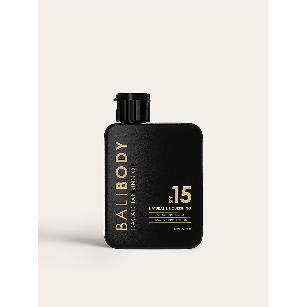 Bali Body Cacao Tanning Oil SPF 6 | For Deep Natural-Looking Sun Tan Glow | Hydrating Sun-Tanning Oil for All Skin Types with UV Protection | Vegan, Cruelty Free, Australian Made (100ml/3.4 fl oz)