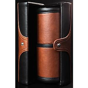 Harbor Loot PU Leather Double Dice Cup Set – Portable with Carrying Case, 2 Dice Cups, 2 Dice Bags, 12 Large Dice, and 30 Chips