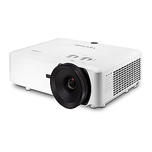 ViewSonic LS921WU 6000 Lumens WUXGA Short Throw Laser Projector for 200 Inch Screen, Dual HDMI, 4K HDR HLG Support, 1.1x Optical Zoom for Business and Education, White