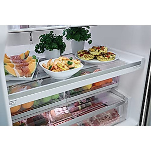 Winia 31 cu.ft French Door Refrigerator with Ice & Water Dispenser, Energy Star, Stainless Steel (WZBHD31ATE)
