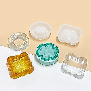 Geometry Storage Box Silicone Mold Epoxy Resin Mold DIY Jewelry Storage Tray Tools Tabletop Decoration Mold