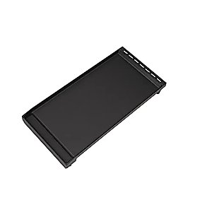Thor Kitchen Cast Iron Griddle Pan Stovetop Double Burner, for Model HRG Gas Range Model HRT Rangetop, 22.6" x 11.1",Black,RG1032