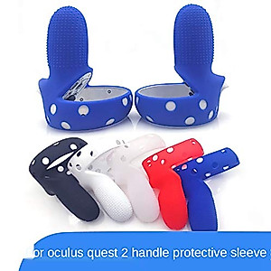 Oculus Quest 2 Handle Silicone Cover Massage Point is Designed to be an All-Inclusive Handle Protective Cover (Black)