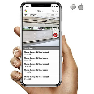 ismartgate LITE Smart Garage Door Opener Remote, APP Control, Compatible with Apple Homekit, Amazon Alexa, Google Assistant, IFTTT, Compatible with All Garage doors. Wireless sensor included.