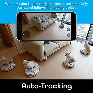 Scope 1080p HD Smart Auto-Tracking Security Camera, White