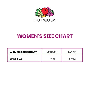 Fruit of the Loom Women Everyday Active Sport Ankle Socks (10 Pack), Black Assorted, 8-12