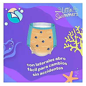 Huggies Little Swimmers Disposable Swim Diapers, Swimpants, Size 3 Small (16-26 lb.), 12 Ct. (Packaging May Vary)