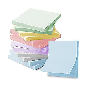 Mr. Pen- Sticky Notes, 3”x3”, 12 Pads, Morandi Colors Sticky Notes, Sticky Note, Self-Stick Note Pads, Sticky Pads Sticky Notes Aesthetic, Colorful Sticky Notes, Sticky Notes Bulk, Bulk Sticky Notes