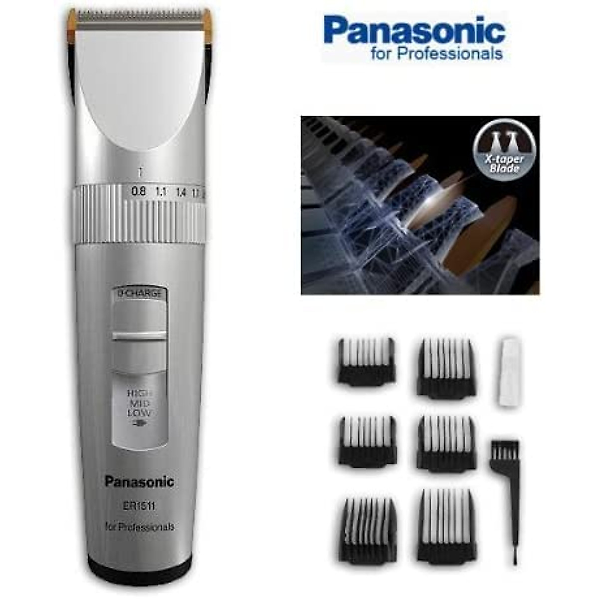 Panasonic - Tondeuse Professionnelle avec Lame X-Taper - ER-1511