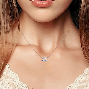 QeenseKc Cinderella Pumpkin Carriage Charm Fairy Tale Disney Style Gold Charm Pandora Bracelet