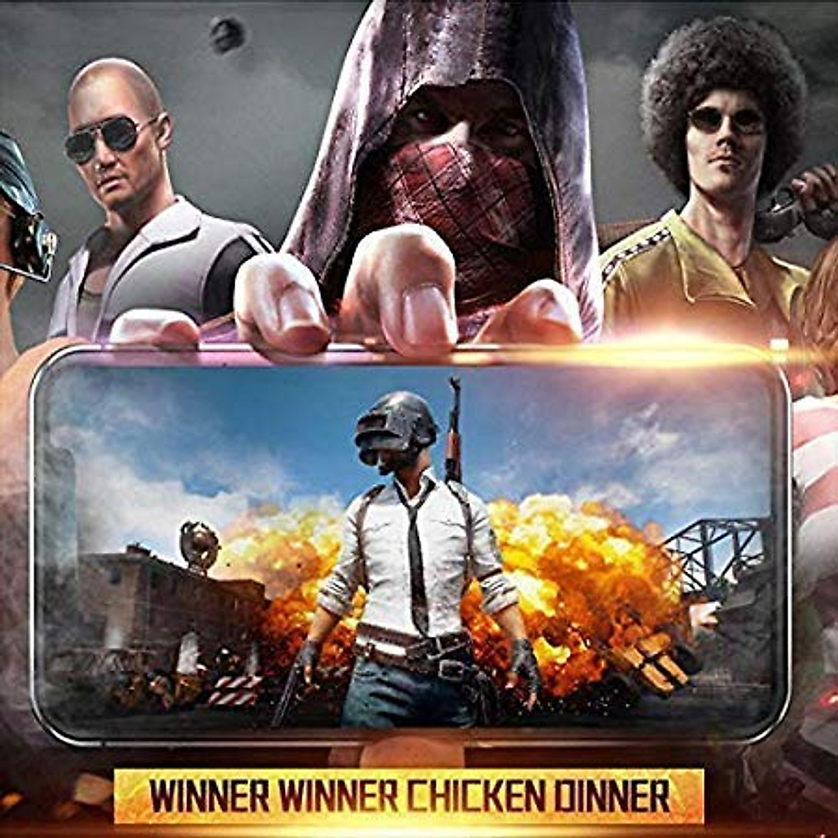 Generic PUBG Fire Button Mobile Controller, Metal Game Triggers, Sensitive Shoot Aim Buttons L1 R1 Trigger Controller for All Android and iOS Phones - Metal