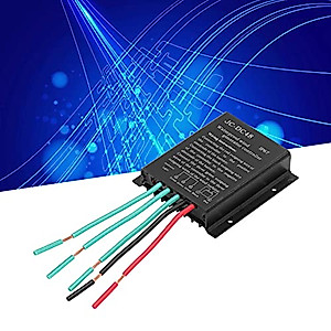 Luqeeg 48V Wind Turbine Controller, Automatic IP67 Waterproof Wind Power Regulator Suitable for 400W Wind Turbine System, Aluminium Alloy Mini Wind Turbine Generator Controller