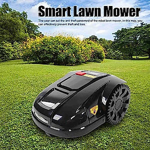 Automatic Intelligent Mowing,Push Mower Garden Tools Machine, Garden Mower Charging Robot 3000Rpm Rainproof 85W Automatic Intelligent Lawn Mowing Machine Lawnmower Weatherproof