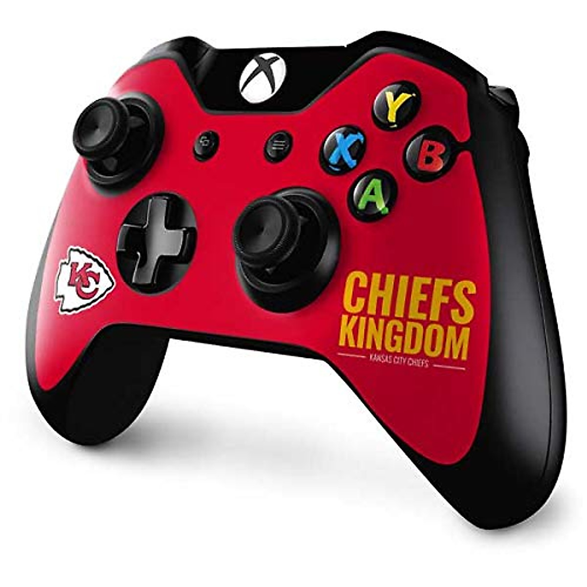 Skinit Decal Gaming Skin compatible with Xbox One Controller - Officially Licensed NFL Kansas City Chiefs Team Motto Design