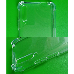 USTIYA Case for Huawei Y9s / Honor 9X Pro Clear TPU Four Corners Cover Transparent Soft