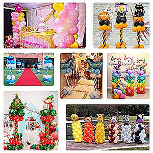 Chamvis 2 Set Balloon Column Kit - 65 inch Balloon Column Stand with Base for Baby Shower, Birthday Party, Graduation, Wedding Centerpieces Decorations