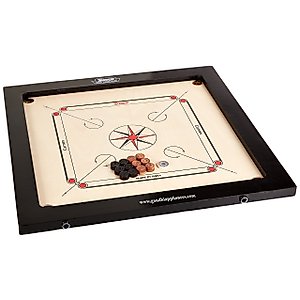 Surco Classic Kids Size Carrom Board with Coins and Striker, 4mm