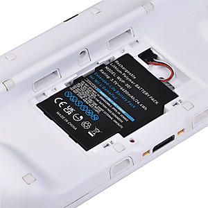 Pickle Power 6600mAh Wii U Gamepad Battery, Rechargeable Wii U Battery Replacement for Nintendo Wii U Gamepad WUP-010 WUP-012
