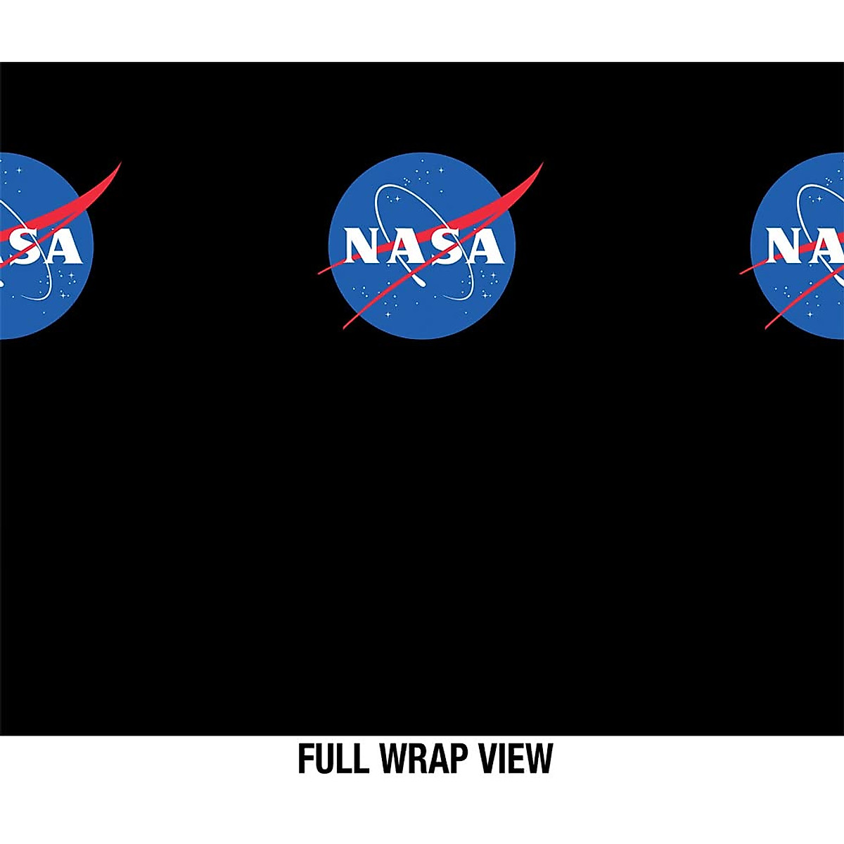 Nasa OFFICIAL Meatball Logo 24 oz Insulated Canteen Water Bottle, Leak Resistant, Vacuum Insulated Stainless Steel with Loop Cap, Black