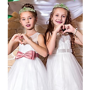 CURASA Princess Crown Tiara Queen Crowns for Women Tiaras for Little Girls Rapunzel Tiara Comb Crystal Crown Adult Cute Hair Accessroies for Birthday Wedding Bridal Halloween Prom Party, metal