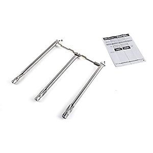 69787 Grill Burner Tubes for Weber Spirit 300 Series and Spirit II 300 Series, Spirit E310 E320 E330 S310 S320 S330 SP330 Gas Grills with Up Front Controls, Stainless Steel 304, 18 Inch