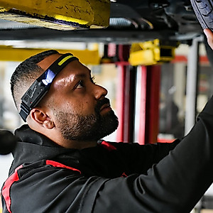 Night Buddy The Original LED Headlamp Rechargeable Flashlight for Adults Camping Essentials Backpacking Lights 4X Brighter Other Headlight Headband Lamp 5 Light Modes Hiking Gear Must Haves