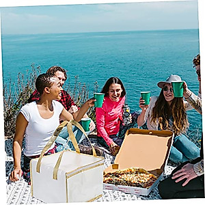 Gadpiparty 2 pcs packing Age Restaurants Thermal Travel Xxcm Reusable Beach Soft Cm Ing Pizza Restaurant Pouch Cold Carrier Duty Party Cake Inch Heavy Collapsible Catering Produce