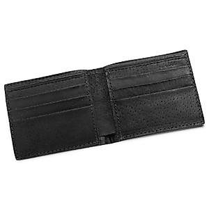 Genuine Alligator Skin Leather Bifold Wallet Handmade (6 Card Slots, Cognac)
