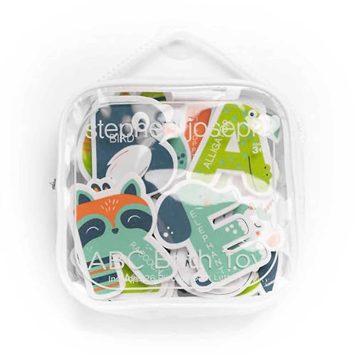 Stephen Joseph, Floating ABC Foam Bath 35-Piece Toy Set, Blue (SJ1148)