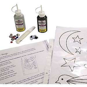 Creativity for Kids Sparkling 3D Wonder Paint Activity Kit - Deluxe Window Art Paint Kit , Yellow