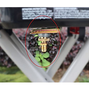 METER STAR 1lb Propane Tank Cansiter Regulator Adapter Connection Convert to 3/8" Male Flare, Portable Camping Grill Stove Parts