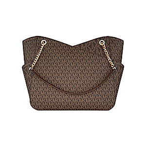 Jet Set Large Logo Shoulder Bag