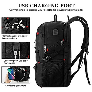 VESERI Boy School Backpack with Shoe Compartment,Gym Backpack with 17.3 inch Laptop Compartment for Men Women,Teens Bookbag College Student Travel Mochilas Escolares para Adolescentes