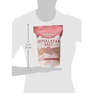 Sherpa Pink Himalayan Salt - 5 lb. Bag Coarse Grain - For Grinders and Salt Mills