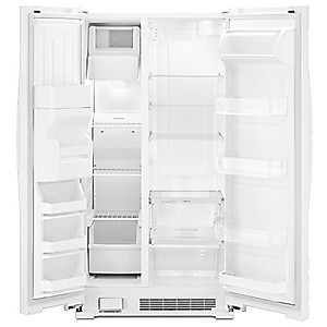 Kenmore 36" Side-by-Side Refrigerator and Freezer with 25 Cubic Ft. Total Capacity, White