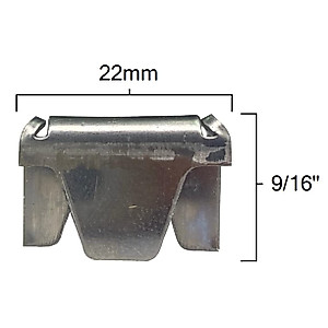 Elegent Upholstery Stay Wire Clips Couch Sofa Chair Seat Coil Spring Repair Assembly - 40 Clips