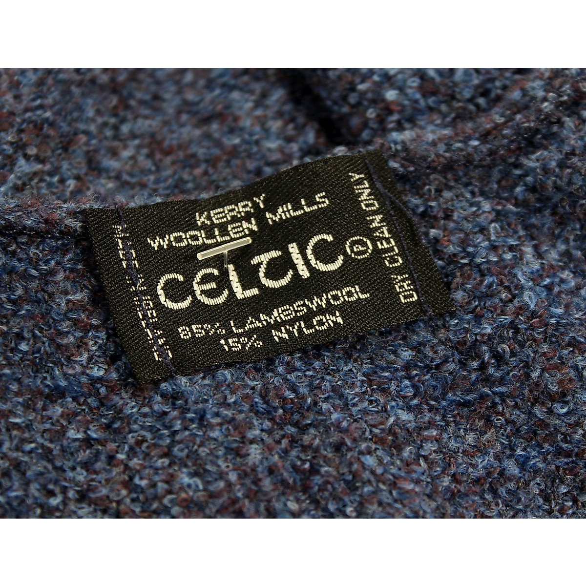 Biddy Murphy Irish 100% Soft Lambswool Pashmina Shawl & Wrap for Women, Mountain Blue