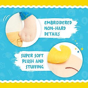 Just Play Cocomelon 100% Recycled Materials 13-inch JJ Plush Stuffed Doll, Super-Soft and Huggable, Kids Toys for Ages 18 Month