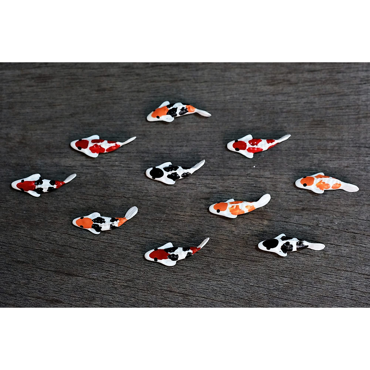 Buy Easy 10 Mix Colorful Koi Fish Fairy Garden Animal Dollhouse Miniature Docoration