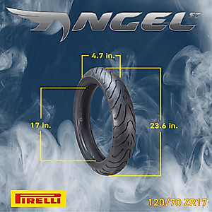 Pirelli Angel ST Front 120/70ZR17 & Rear 180/55ZR17 Sport Touring Motorcycle Tires - 120/70-17 180/55-17 Two Pack
