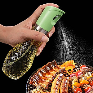 YUAB Oil Sprayer for Cooking, 260ml Olive Oil Sprayer Mister, Olive Oil Spray Bottle, Kitchen Gadgets Accessories for, Oil Spritzer, for Salad, Baking, Frying, BBQ