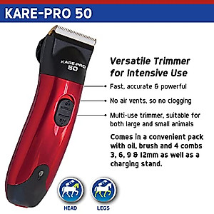 Liveryman Kare-Pro Horse & Pet Clipper & Trimmer – Titanium Coated Steel Blades Kare-Pro 50