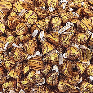 Hershys KISSES Caramel Chocolate Candy, Great for Thanksgiving and Christmas - Bulk Pack, 2 Lbs